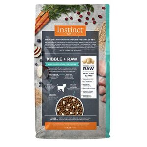 Instinct Raw Boost Puppy Whole Grain Real Chicken & Brown Rice Recipe Natural Dry Dog Food, 4.5 lb. Bag