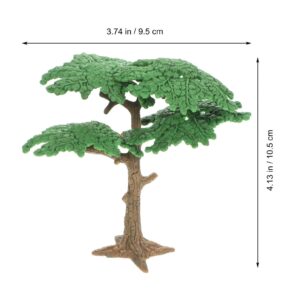 NUOBESTY 3pcs Fake Trees Model Train Miniature Scenery Architecture Trees Railroad Scenery Diorama Tree for DIY Scenery Landscape Dollhouse