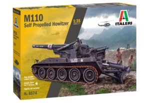 italeri ita6574 1:35 m110 self propelled howitzer [model building kit]