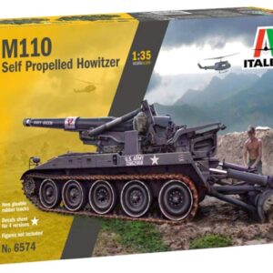 Italeri ITA6574 1:35 M110 Self Propelled Howitzer [Model Building KIT]