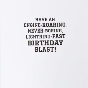 Greeting Card Rev It Up - Monster Truck Happy Birthday Have An Engine-Roaring, Never Boring, Lightning Fast Blast