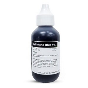 Methylene Blue 1% Aqueous Stain/dye Solution 60mL (2 fl oz)