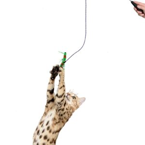 RompiCatz Critter Collector Series Teaser Wand Cat Toy, Rod