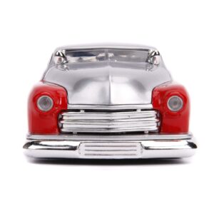 Jada Bigtime Muscle 1:24 1951 Mercury Coupe Die-cast Car Red, Toys for Kids and Adults