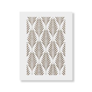 fern pattern wall stencil - fern wall stencil, stencils, wall stencil, stencil for painting - wall stencils for diy home decor projects