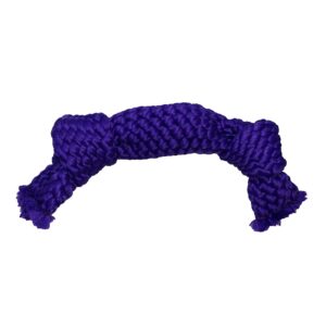 Playology Dri-Tech Pork Sausage Scent Dental Rope Dog Toy, Small