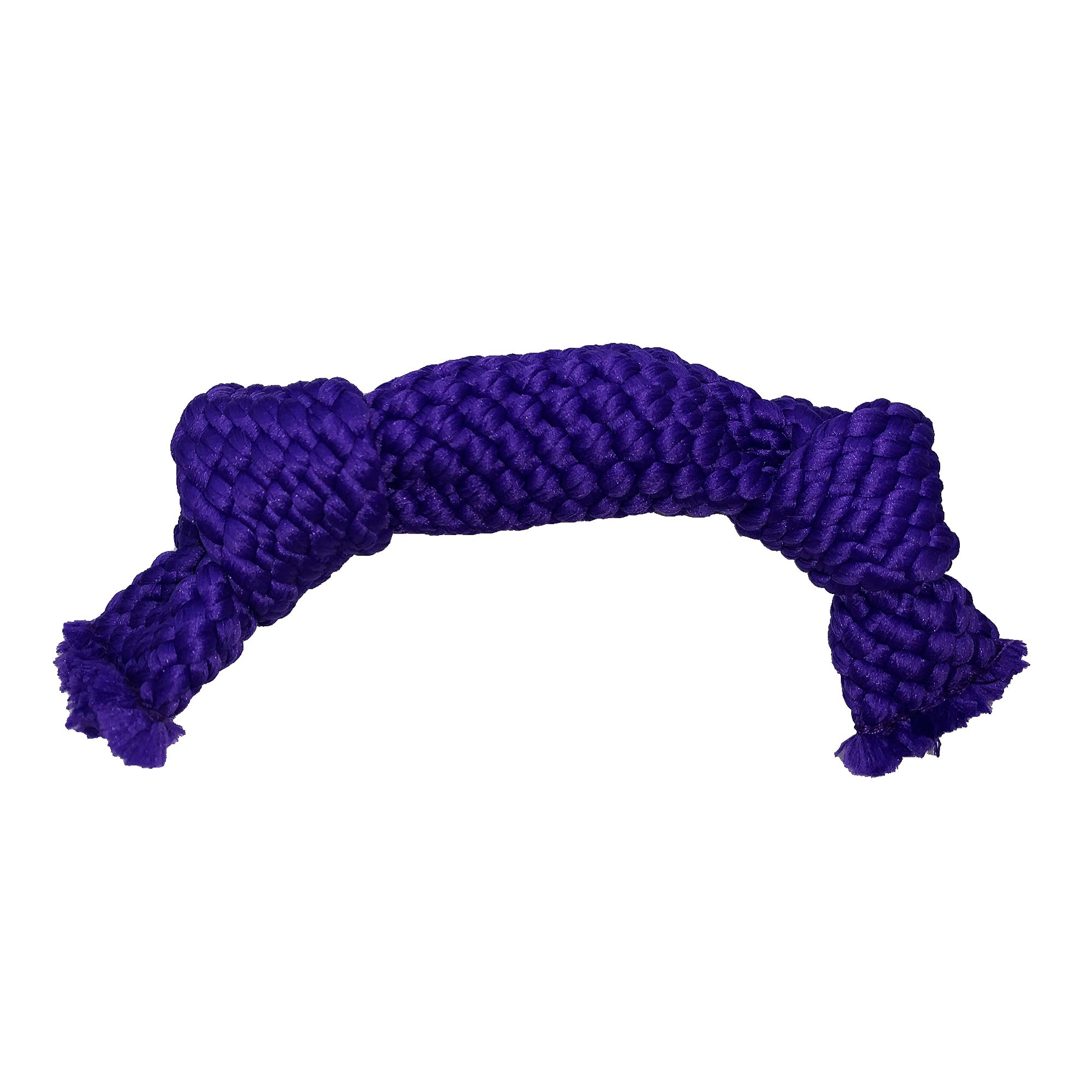 Playology Dri-Tech Pork Sausage Scent Dental Rope Dog Toy, Small