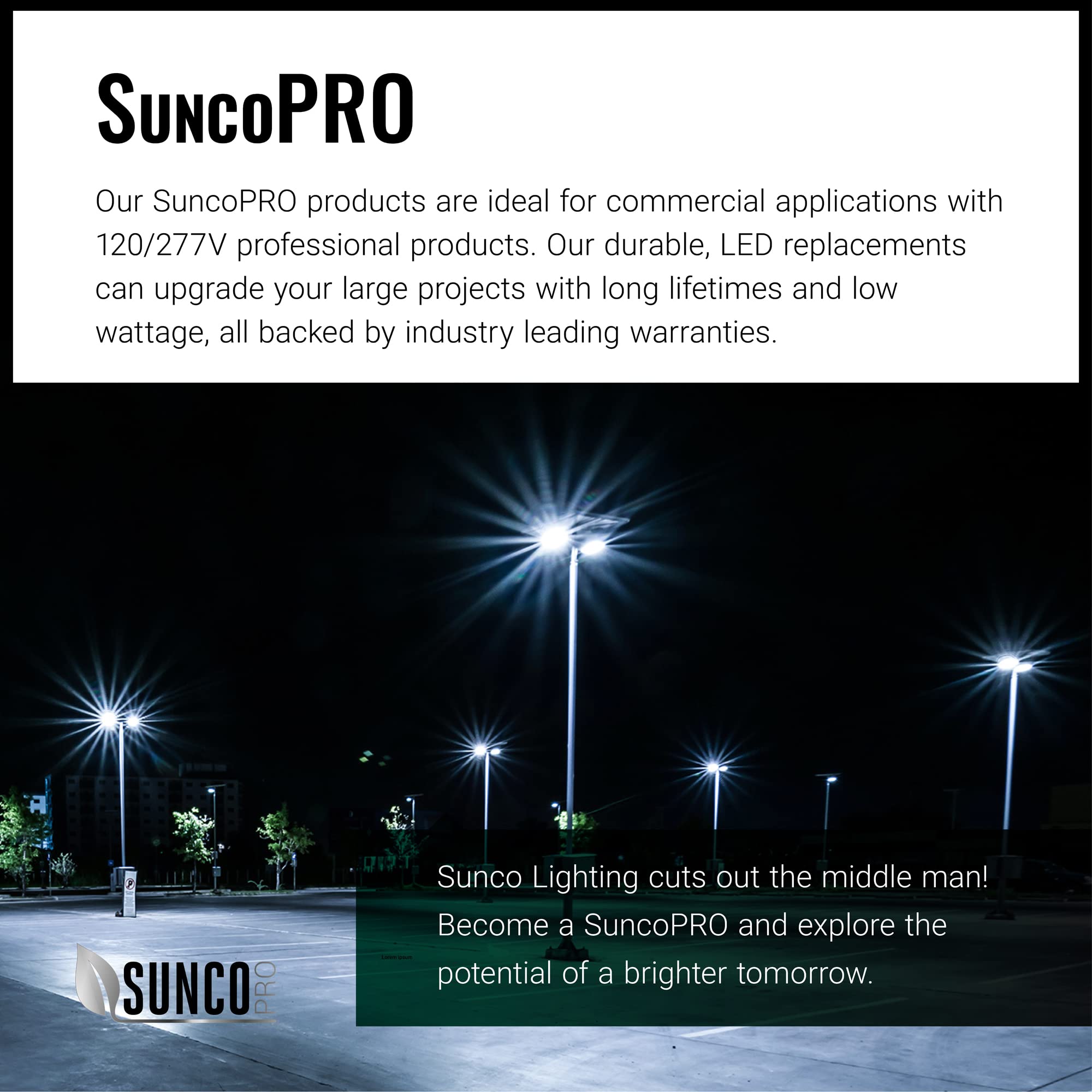 Sunco LED Parking Lot Light, Pole Outdoor Street Lights 200W Dusk to Dawn Photocell HID Replacement, 5000K Daylight, 26000 LM, Dimmable 1-10V, Waterproof Commercial Grade UL Listed 4 Pack