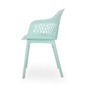 Christopher Knight Home Madeline Outdoor Dining Chair (Set of 2), Mint