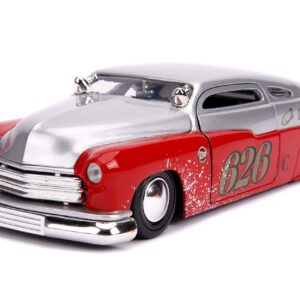 Jada Bigtime Muscle 1:24 1951 Mercury Coupe Die-cast Car Red, Toys for Kids and Adults