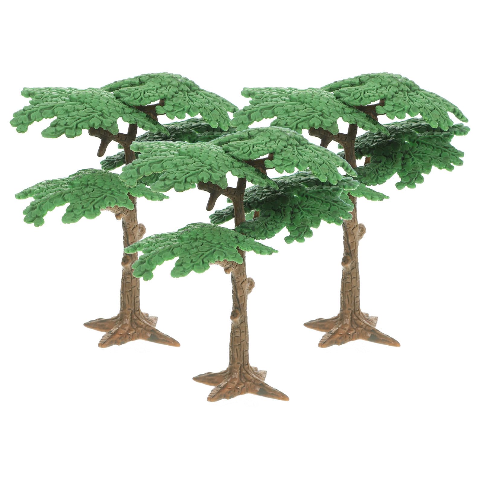 NUOBESTY 3pcs Fake Trees Model Train Miniature Scenery Architecture Trees Railroad Scenery Diorama Tree for DIY Scenery Landscape Dollhouse