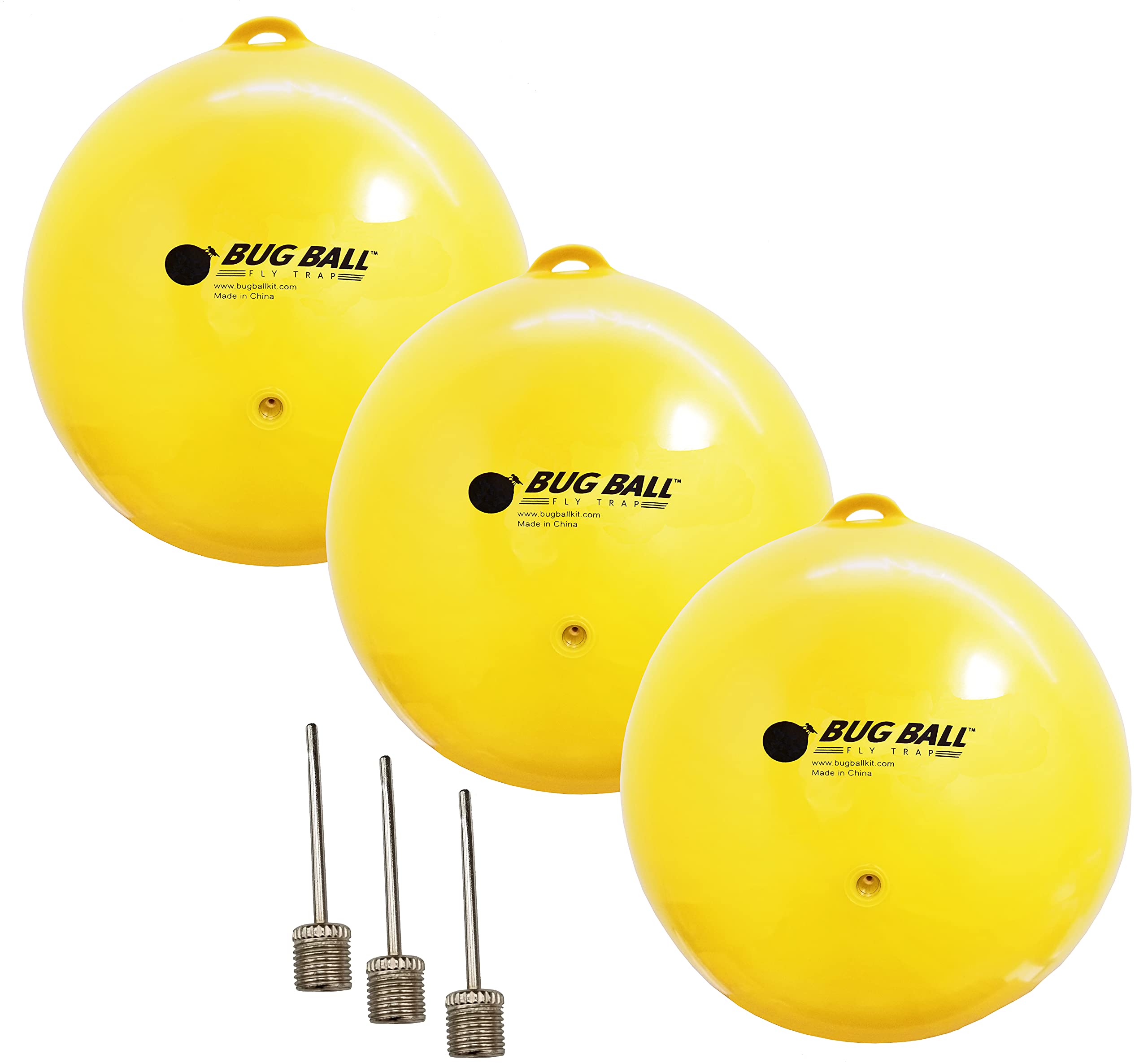 Gnat Ball - 3 Pack Replacement - Gnats, House Fly, No-See-Um, aphids whiteflies, and Love Bug Trap