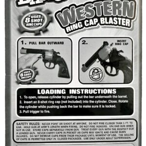 JA-RU Cap Gun Western Wild West Super Bang (1 Unit) Action Bang Party Favors Supplies for Kids.913-1A