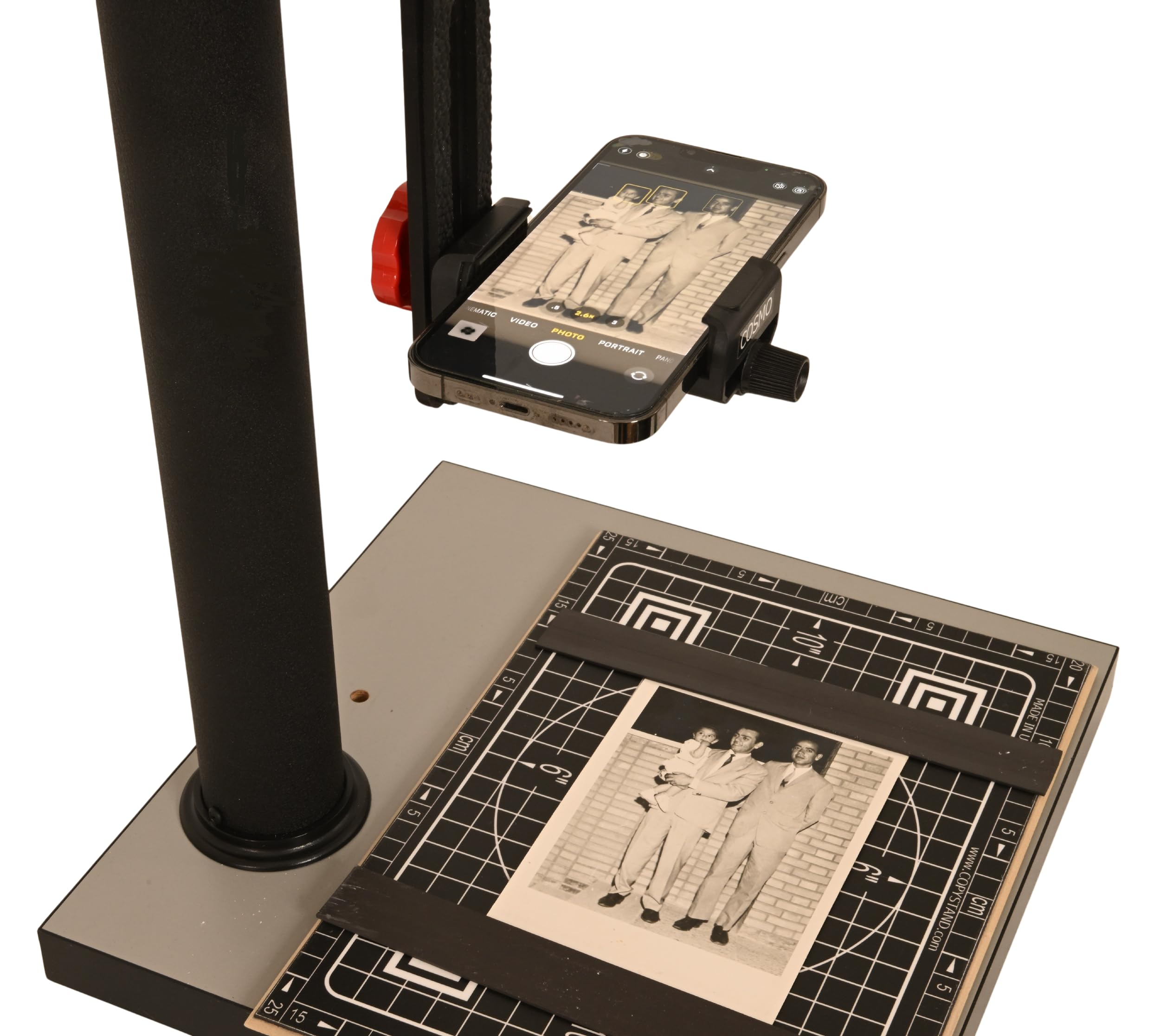 Cosmo COPY STAND, Mini 500, A Compact Tool for Digitizing Documents, Old Photos and Macro Photography with Your High-Pixel Camera Instead of scanning, with Floating Magnet, Made in USA