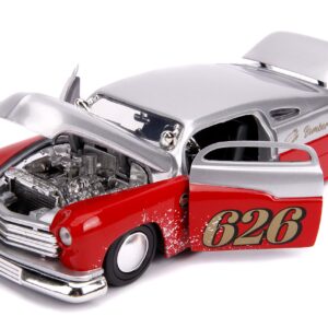 Jada Bigtime Muscle 1:24 1951 Mercury Coupe Die-cast Car Red, Toys for Kids and Adults