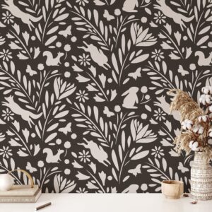 Forest Pattern Wall Stencil - Wall Stencil, Stencil Designs, Stencil for Painting, Wall Stencils - Decorate with Wall Stencils