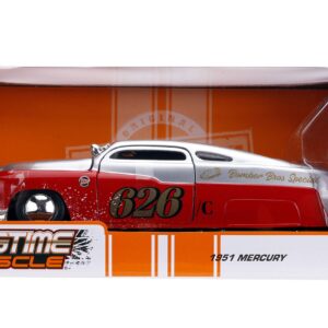 Jada Bigtime Muscle 1:24 1951 Mercury Coupe Die-cast Car Red, Toys for Kids and Adults