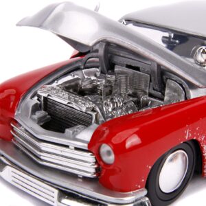 Jada Bigtime Muscle 1:24 1951 Mercury Coupe Die-cast Car Red, Toys for Kids and Adults