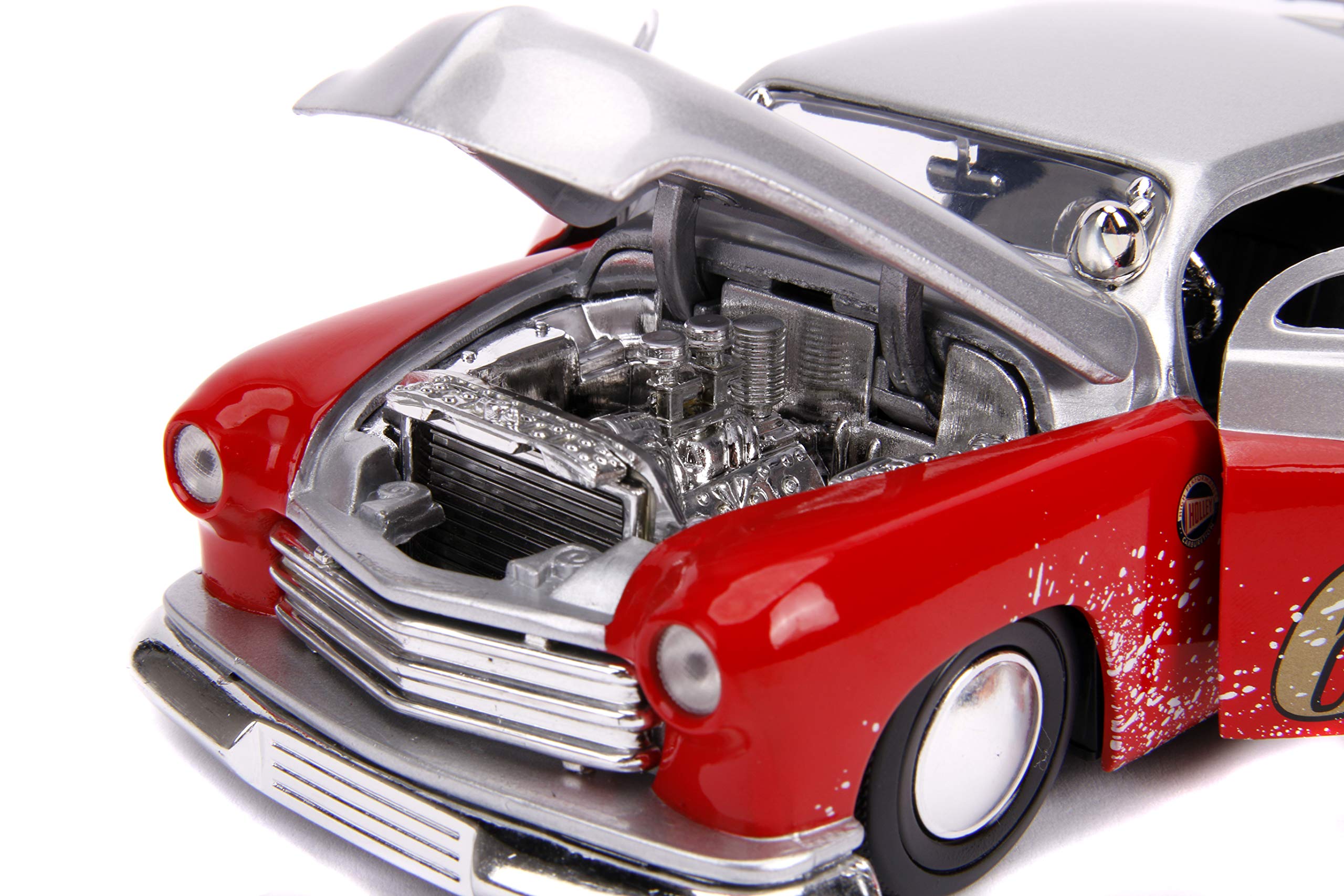 Jada Bigtime Muscle 1:24 1951 Mercury Coupe Die-cast Car Red, Toys for Kids and Adults