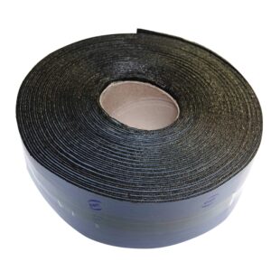 ewt anti-crack 65ft x 3in asphalt tarmac joint crack sealer fabric self-adhesive patch bitumen premium tape, parking lot, roof, all weather (618)