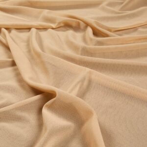 Power Stretch Mesh Fabric Nude, Fabric by the Yard