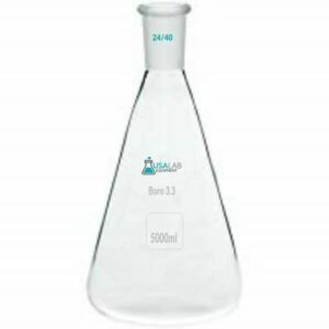 USA Lab 5000ML Erlenmeyer Flask 24/40 Borosilicate 3.3 - USAlab