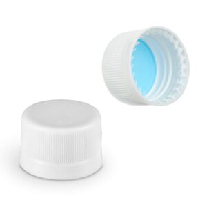 ReplaceMyParts 28mm Plastic Screw Caps Closures for PET Bottle Sneaky Alcohol Drink Soda Bottles Reseal Caps, Bag of 50