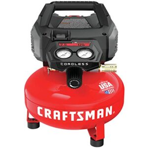 CRAFTSMAN V20 Compressor, Cordless, 2.5-Gallon, 125 PSI (CMCC2520M1)