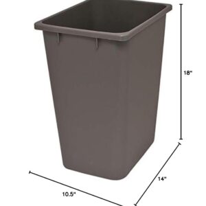 Kesseböhmer 36Qt.(34 Liter) OR 52Qt.(49 Liter) Replacement Trash Bin with Lid