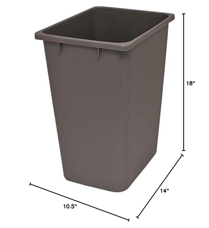 Kesseböhmer 36Qt.(34 Liter) OR 52Qt.(49 Liter) Replacement Trash Bin with Lid