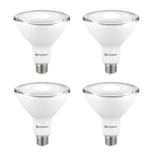 ecosmart 90-watt equivalent par38 non-dimmable flood led light bulb daylight (4-pack)