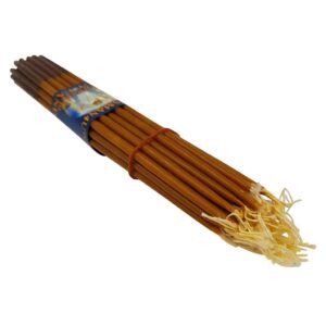 33 Beeswax Taper Candles 11" Tall Blessed Church Jerusalem Holy Land Candles