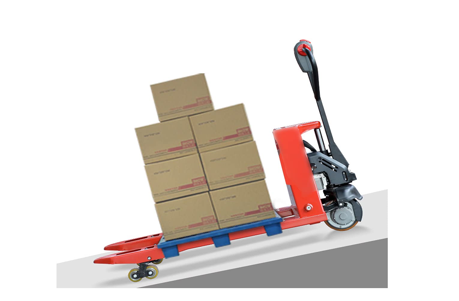 PEC Industrial Pallet Jack with Built-in Scale, Heavy Duty for Warehouse use, US Full Assembled, 5000 LBS Capacity