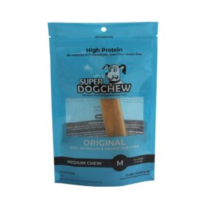 super himalayan dog chew-all natural hard cheese himalayan dog treats-long lasting dog yak chews,made in europe-medium (m) for dogs 7-15 kg