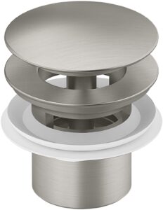 brushed nickel drain assembly