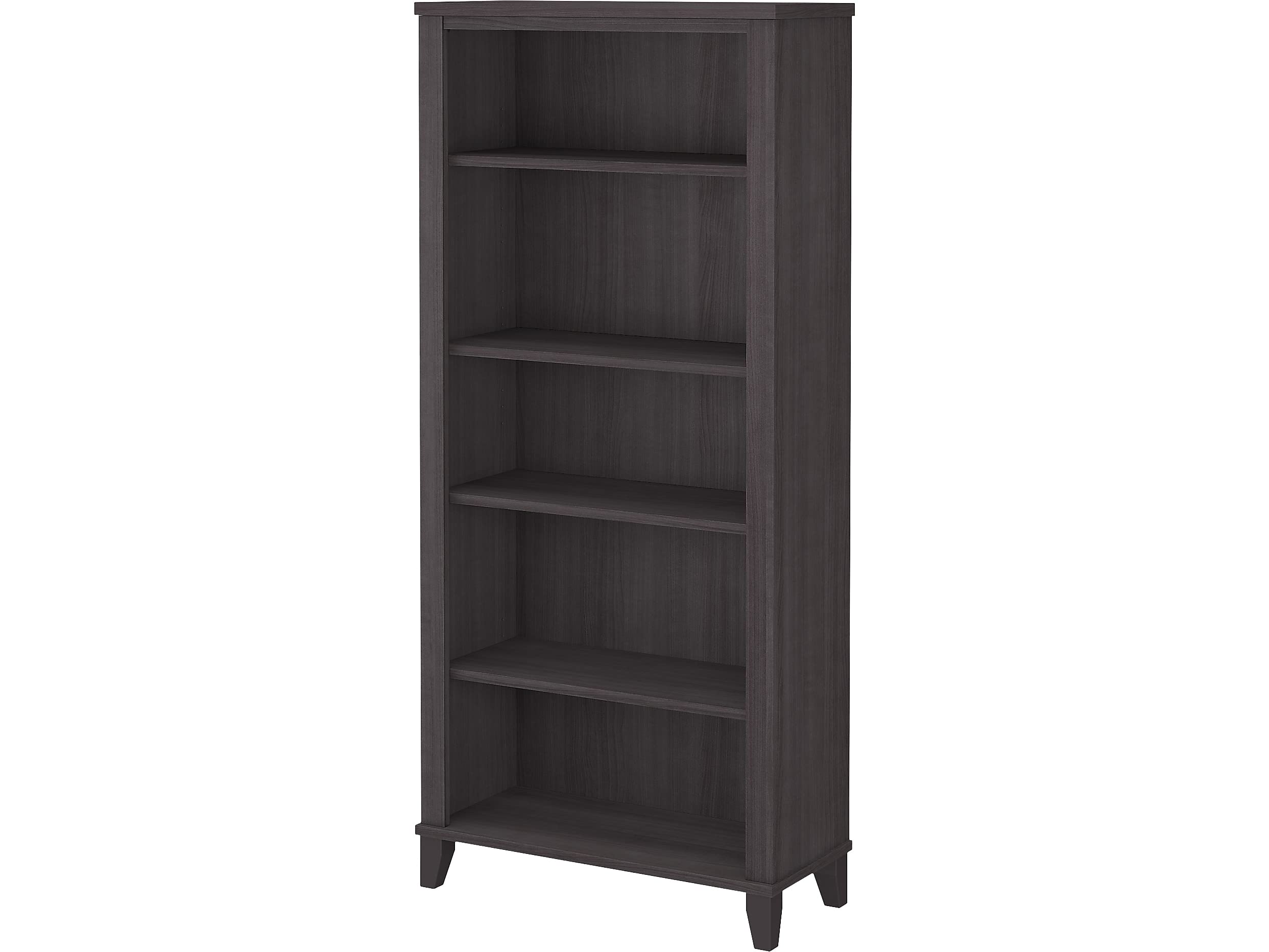 Bush WC81565 Somerset 5-Shelf 65-Inch H Bookcase, Storm Gray