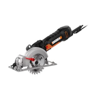 worx wx439l 4.5 amp worxsaw 4.5" electric compact circular saw