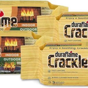 Crackleflame Fireplace Logs - 4.5 lb, 4 Pack