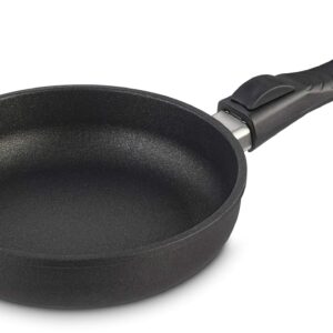 Ozeri Professional Series Hand Cast Ceramic Fry Pan with Removable Handle, 100% Made in Germany and Free of GenX, PFBS, Bisphenols, APEO, PFOS, PFOA, NMP and NEP