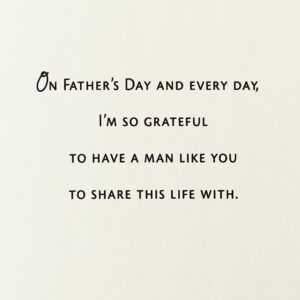 Hallmark Father's Day Card for Husband (Grateful For A Man Like You)