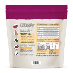 Dr. Mercola Bark & Whiskers Dehydrated Beef and Veggie Entrée, 3 lb., Makes 12 lbs. of Food for Dogs, Digestive Support, Vet Formulated, Non-GMO