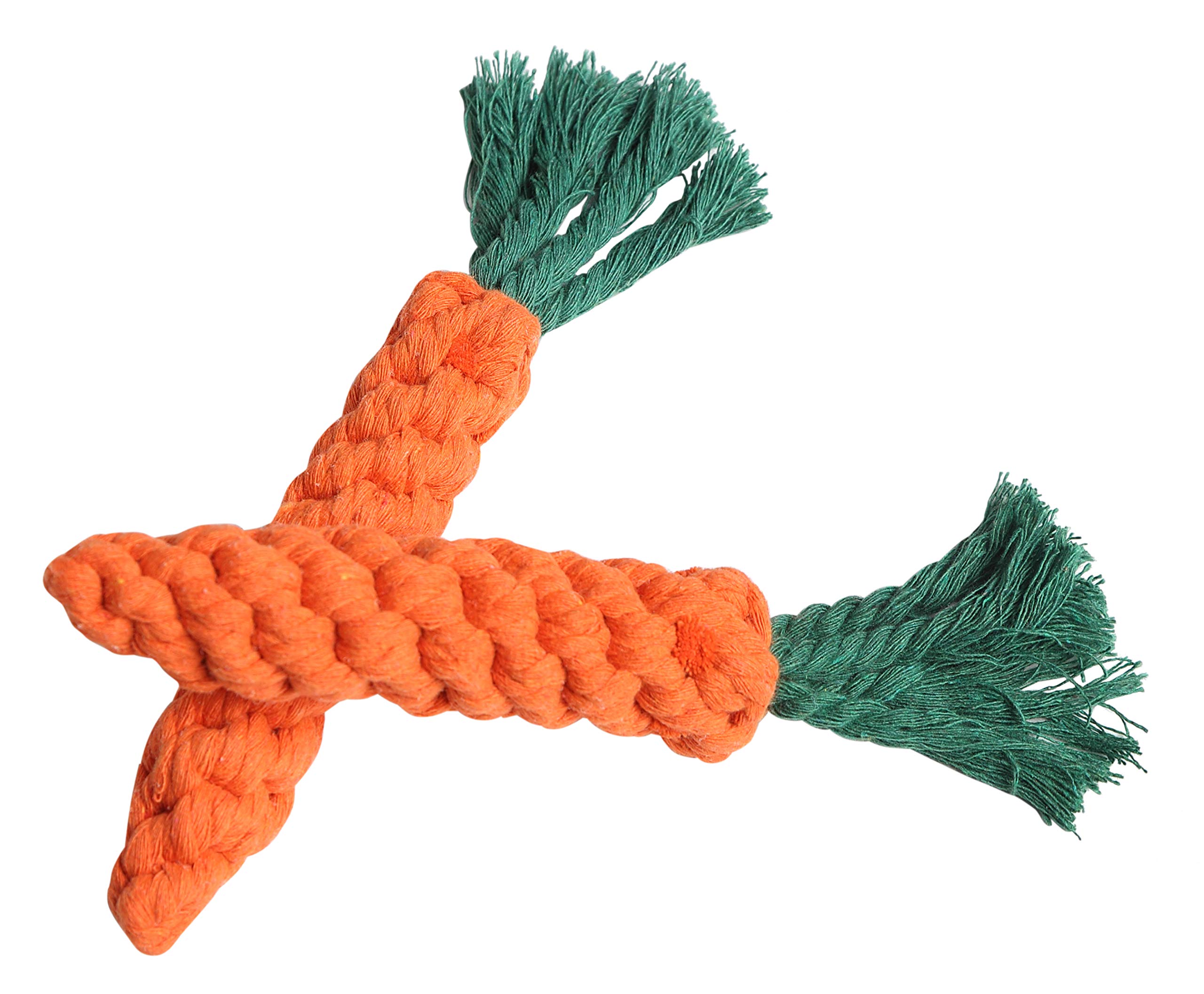 KIRTI Dog Chew Toys Rope - Durable Rope Puppy Chew Toys Animal Shape Washable Cotton Rope Toys Set for Small Dog Puppy Pet(4 Packs/Set)