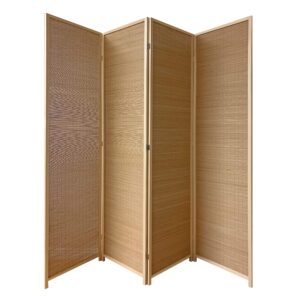 screen gems room divider, natural brown