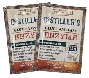 2x still spirits distillers glucoamylase enzyme 12g for 25l gluco-amylase