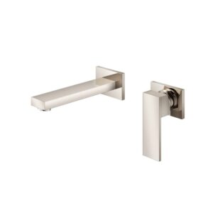 isenberg 160.1800pn single handle wall mounted bathroom faucet - polished nickel pvd