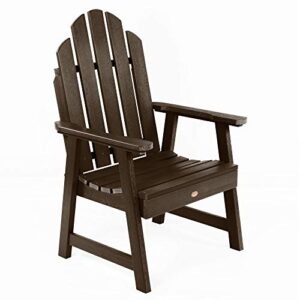 highwood classic westport patio and garden chair, weathered acorn