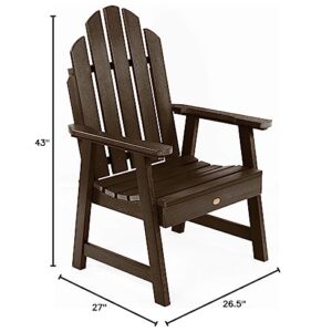 Highwood Classic Westport Patio and Garden Chair, Weathered Acorn