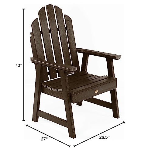 Highwood Classic Westport Patio and Garden Chair, Weathered Acorn