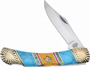 frost cutlery lockback turquoise fshs549bary