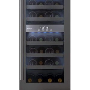 Avallon AWC151DBLSS 15 Inch Wide 23 Bottle Capacity Free Standing Wine Cooler with LED Lighting and Double Pane Glass